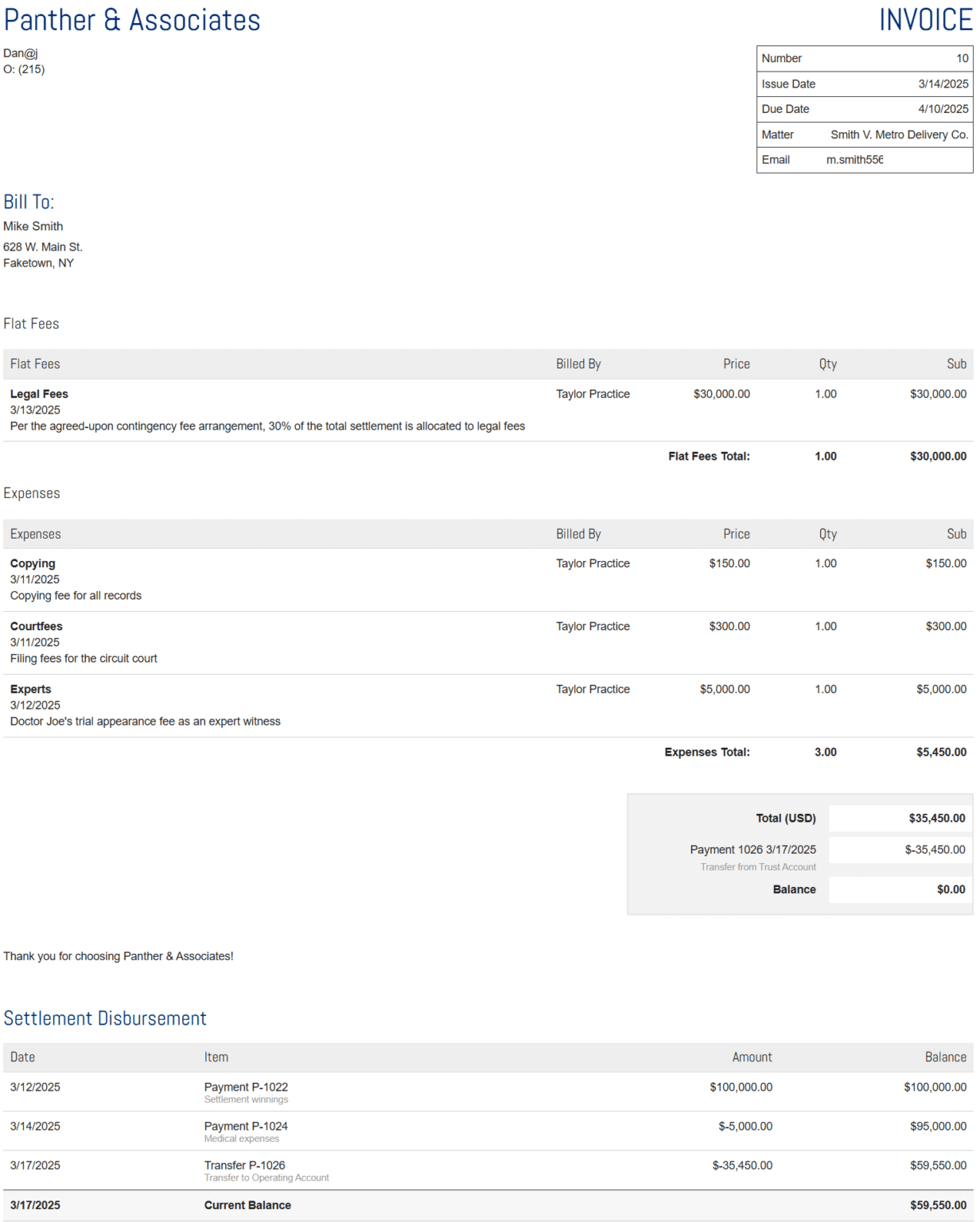 How to Create Legal Invoices that Save Time and Get Your Firm Paid ...