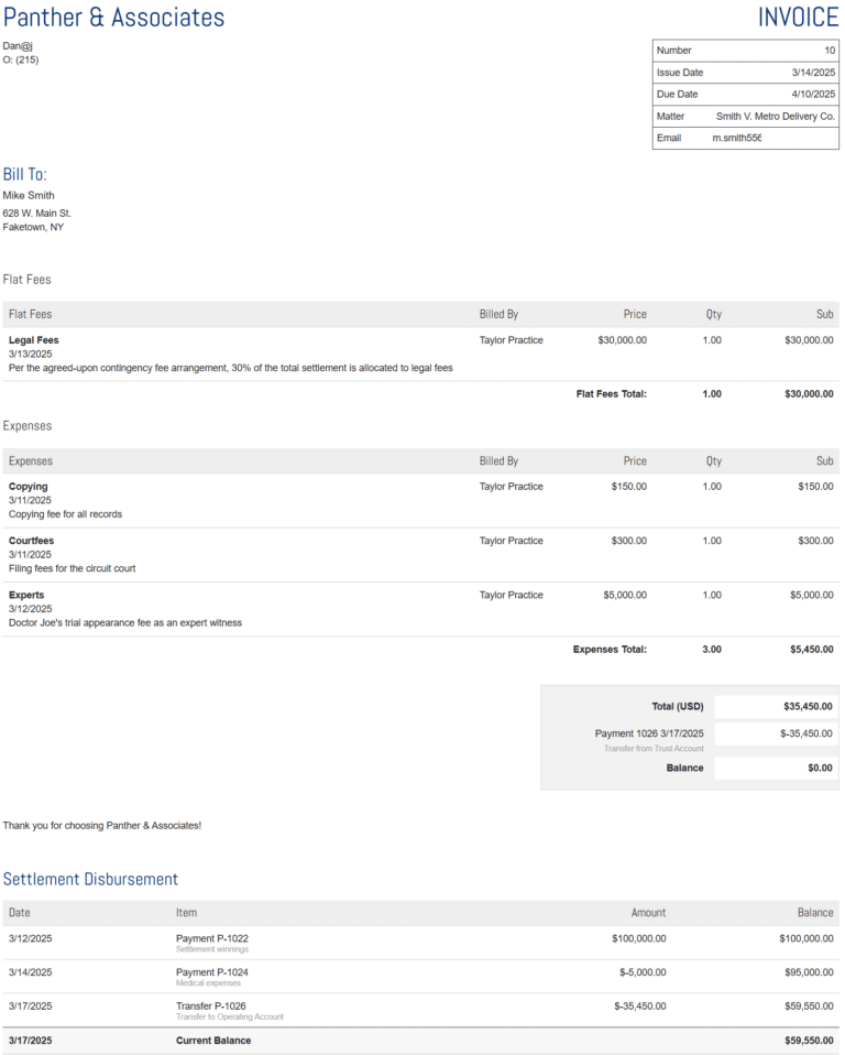 How to Create Legal Invoices that Save Time and Get Your Firm Paid ...