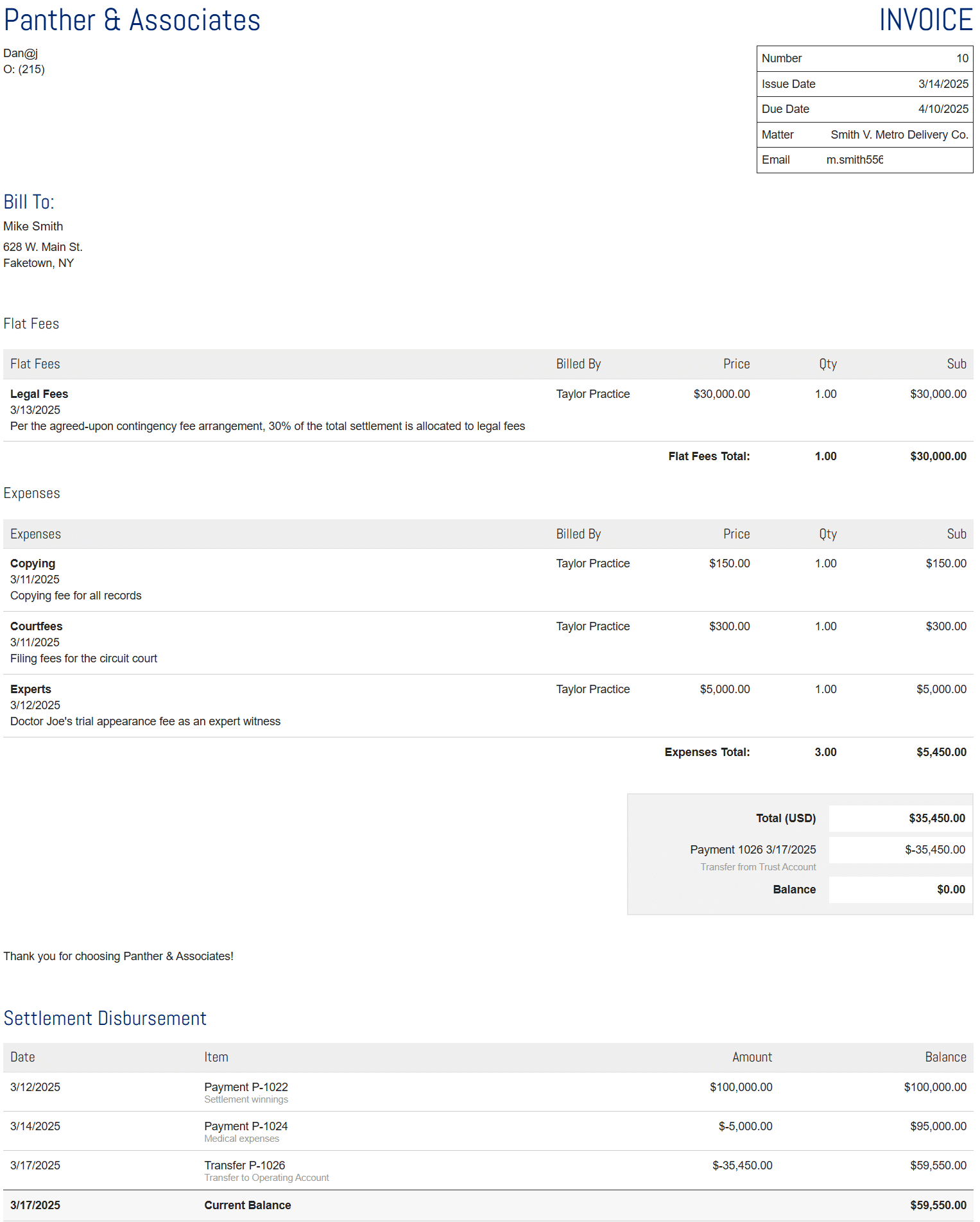 How to Create Legal Invoices that Save Time and Get Your Firm Paid ...