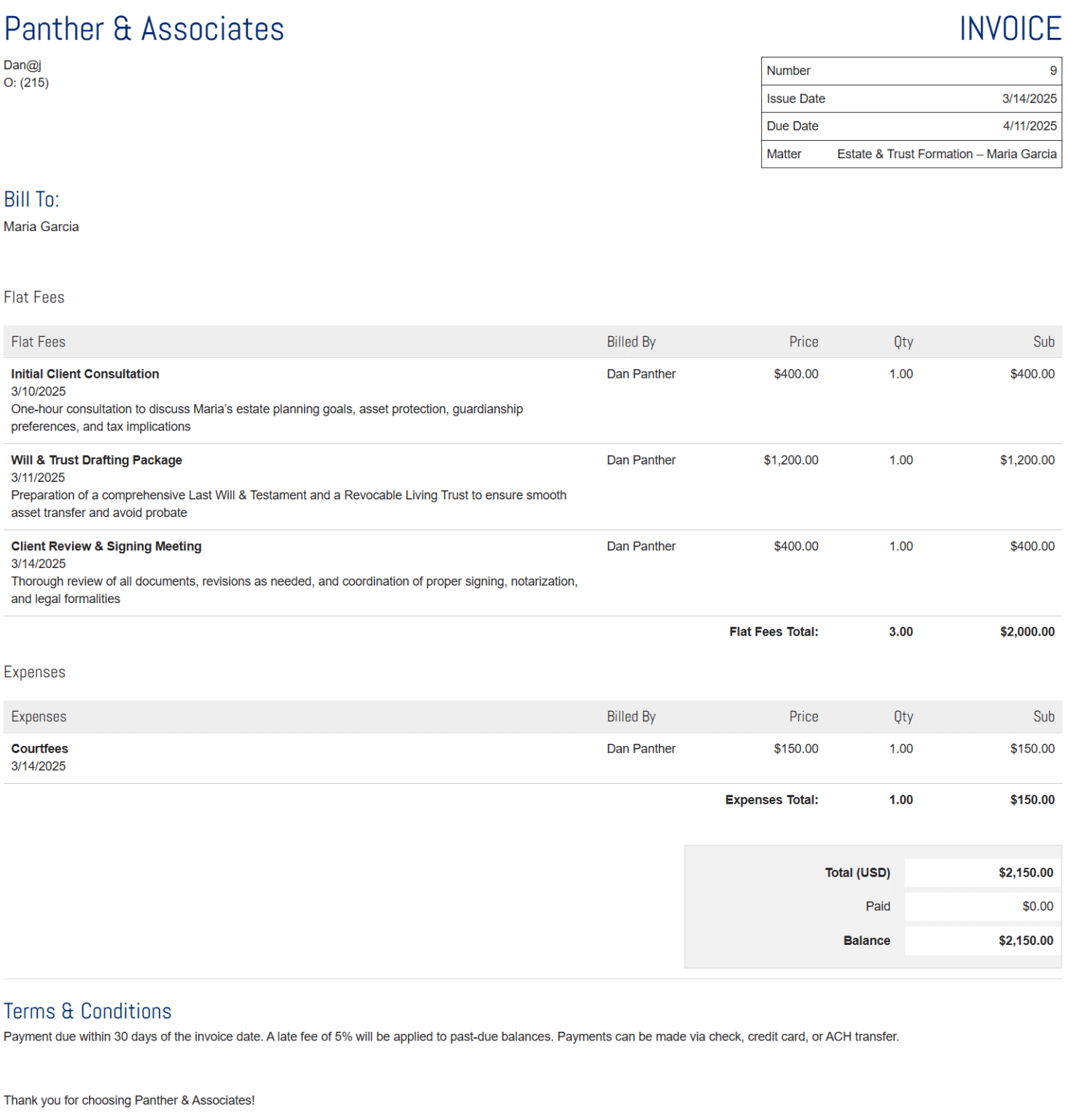 How to Create Legal Invoices that Save Time and Get Your Firm Paid ...