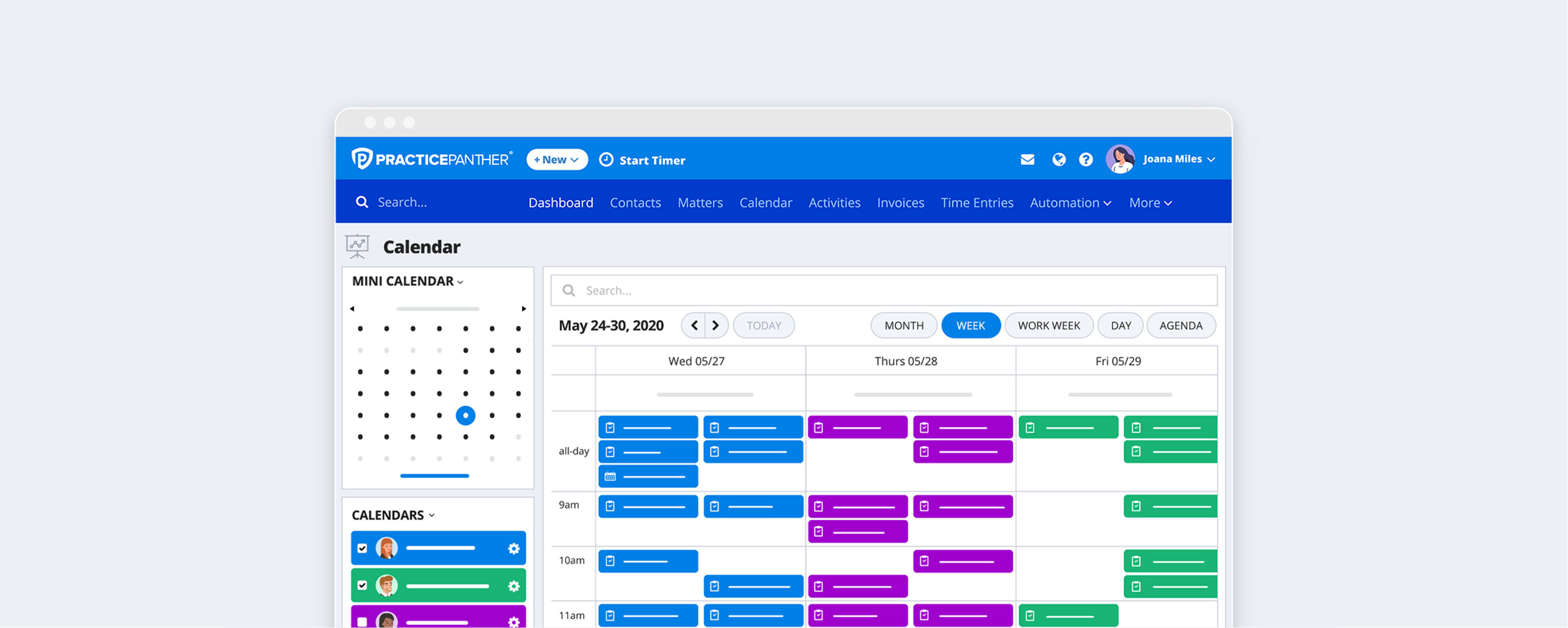 Legal Event & Calendar Reminders | PracticePanther